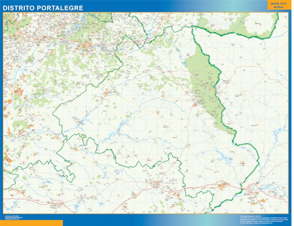 Distritos Portugal. Mapas Detalhados para uma Jornada Visual