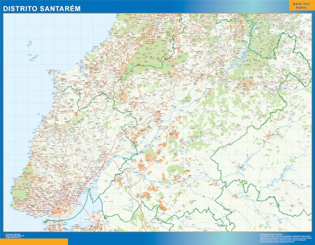 Distritos Portugal. Mapas Detalhados para uma Jornada Visual