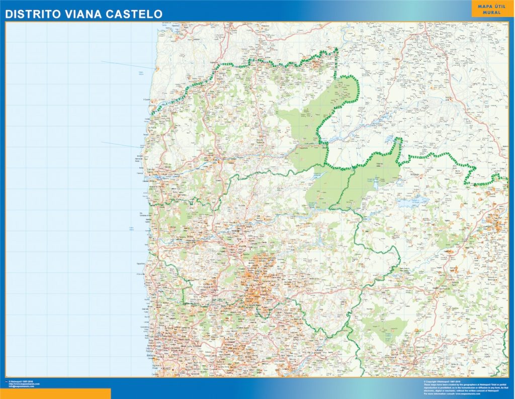 Distritos Portugal. Mapas Detalhados para uma Jornada Visual